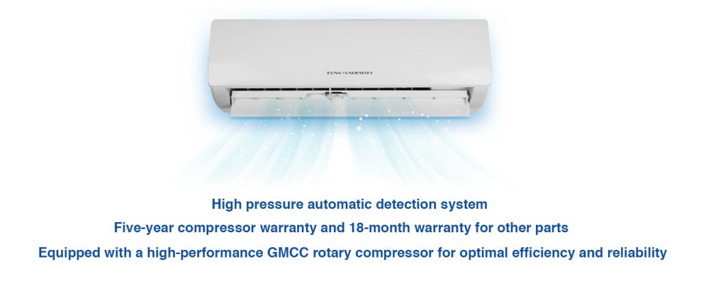 Iran Radiator Split Air Conditioner with Rotary Compressor – For ...